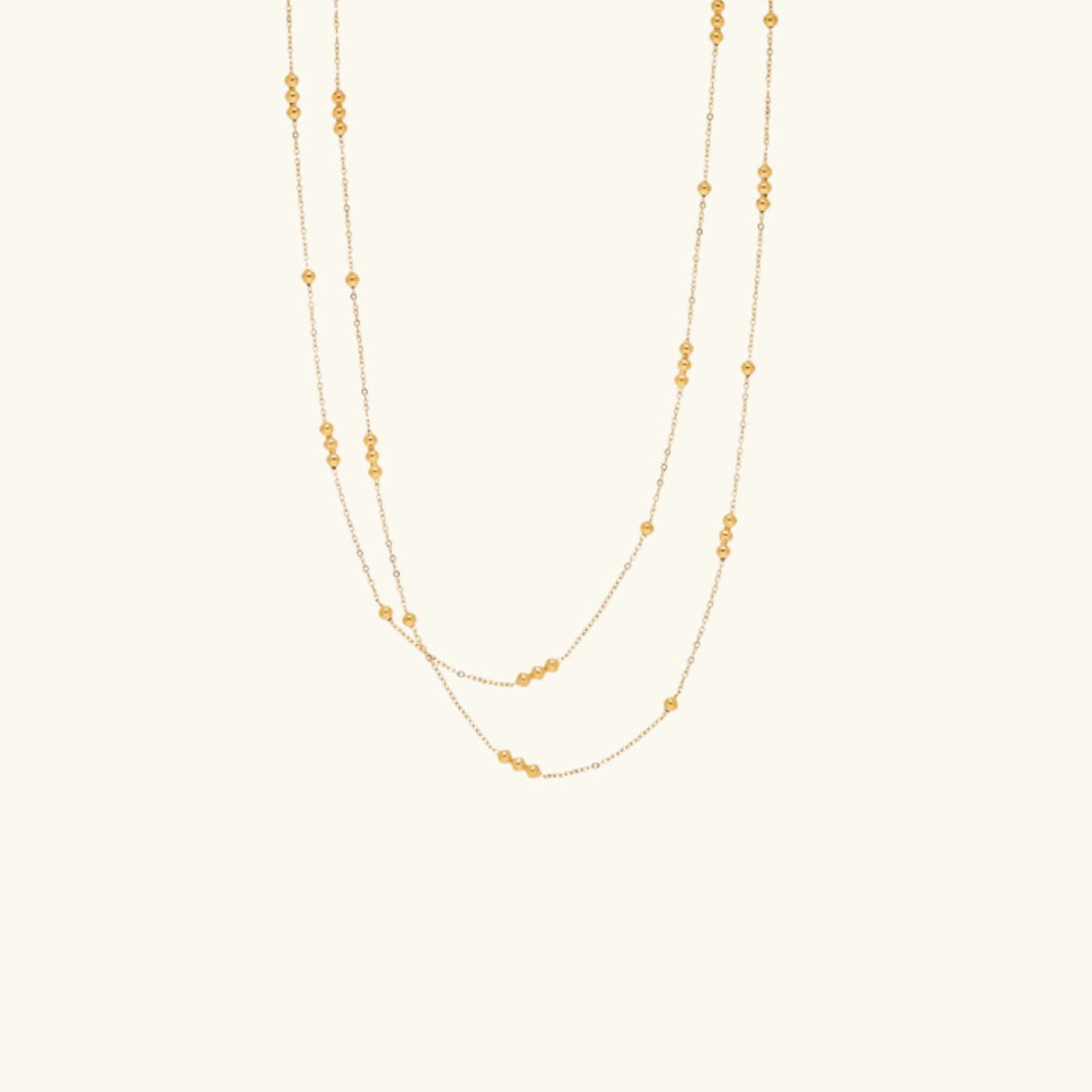 Double Layer Satellite Chain – Athena Jewels